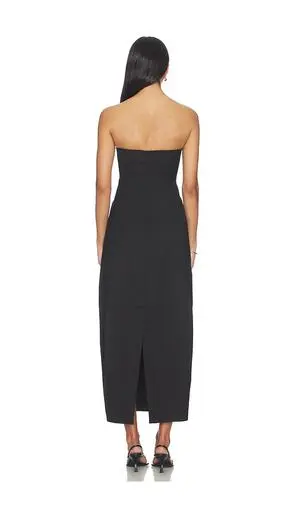 ST. AGNI Canvas Pleat Cocoon Dress