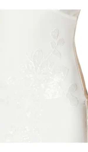 Superdown Halterneck Mini Dress With Sequin Detailing - White