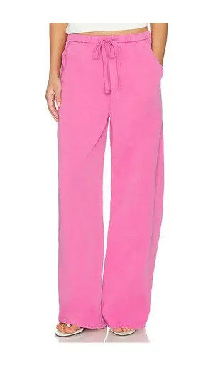 Citizens Of Humanity Citizens Of Humanity Aurora Pull On Wide Leg Pants Fuchsia