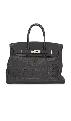 FWRD RENEW Hermes Togo Birkin 35 Handbag - Black