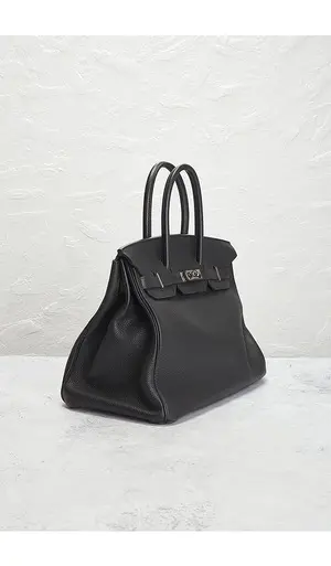 FWRD RENEW Hermes Togo Birkin 35 Handbag - Black