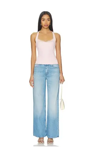 Free People Lace Trimmed Camisole - Pink