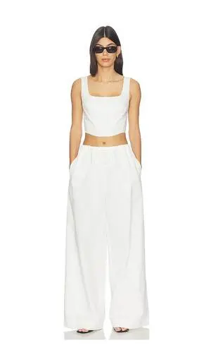Simkhai Clio Cotton Bustier Top