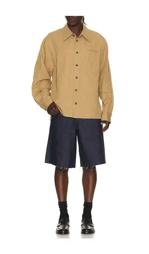 Helmut Lang Sailor Overshirt In . Also - Tan