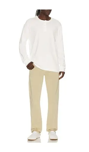 FRAME Modern Straight Trousers - Beige