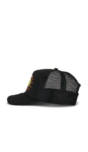 HAPPY CAPS Trucker Hat - Black