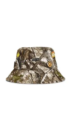 HAPPY CAPS Pin Bucket Hat - Green