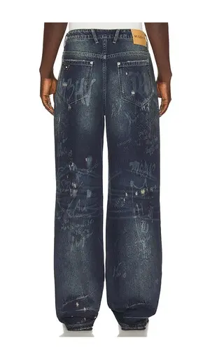 MISBHV Laser Tagged Denim Jeans