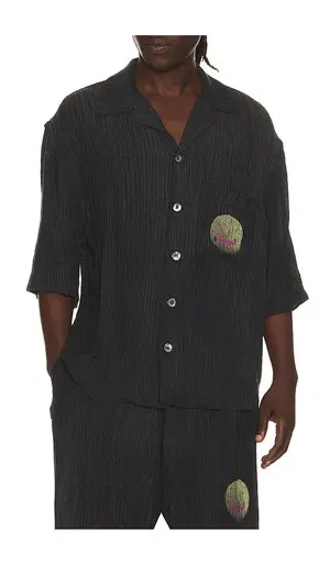 MISBHV Smile Shirt In . Also - Charcoal