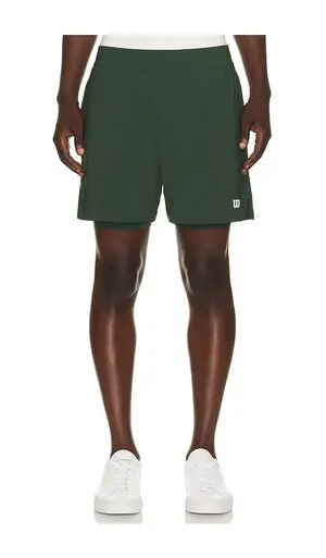 Wilson Set Point Lined Shorts - Olive