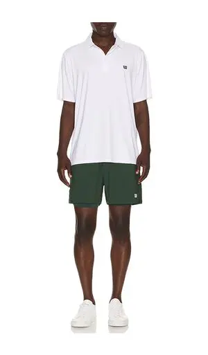 Wilson Set Point Lined Shorts - Olive