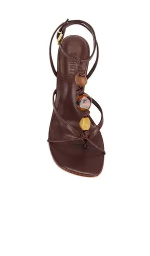 Schutz Amber Wedge Sandal - Brown
