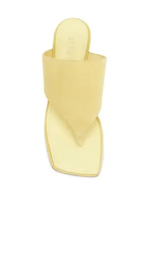 Schutz Sage Mid Stiletto Sandal - Yellow