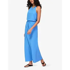 RO&ZO Sleeveless Halterneck Woven Blouse
