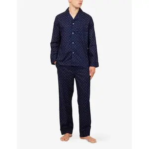 Derek Rose Nelson Classic-fit Cotton Pyjama Set