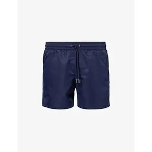 THE COUTURE CLUB Water Reactive Emblem Swim Shorts - Navy