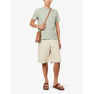 BELIER Edwin Textured Woven T-shirt