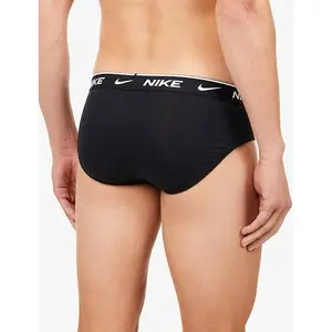 Nike Essential Pack Of Three Cotton-stretch Briefs