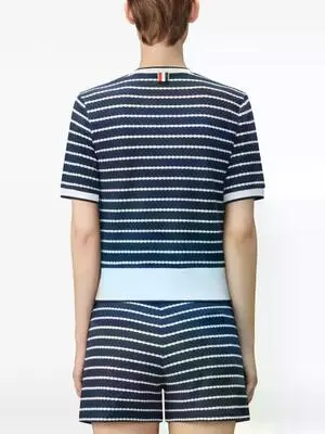 Thom Browne Striped Cotton T-shirt