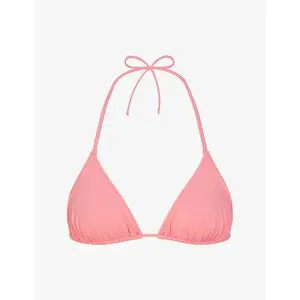 SKIMS Signature Swim Triangle Bikini Top - Melon