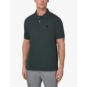Boggi Milano Logo-flocked Regular-fit Cotton-piqué Polo Shirt