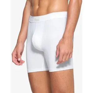 SKIMS Cotton Pack Of Three 5-inch Boxer Briefs