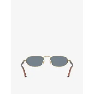 Persol Pillow-frame Metal Sunglasses