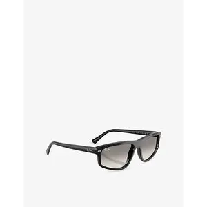Ray-ban Rb2225 Irregular Frame Propionate Sunglasses - Black