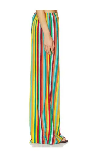SIMONMILLER Nella Crepe Wide Leg Pant - Green