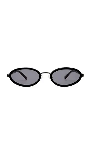 LUV LOU Luv Lou The Sage Sunglasses Black