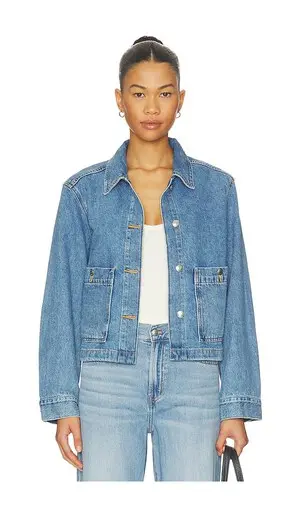 Madewell Chore Cropped Denim Jacket