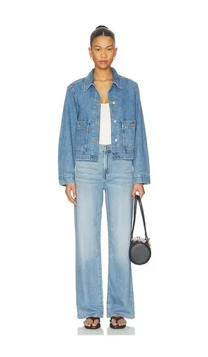 Madewell Chore Cropped Denim Jacket