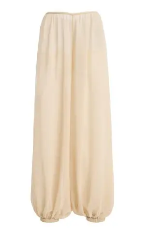 THE FRANKIE SHOP Mio Chiffon Balloon Pants - Neutral