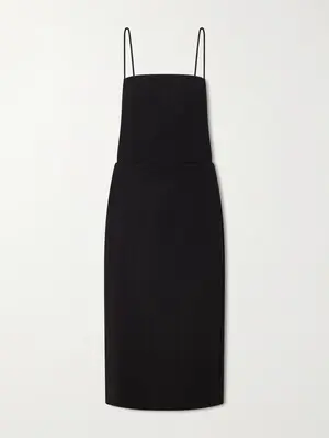 Calvin Klein Artemis Organic Cotton Midi Dress - Black