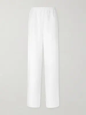 ANINE BING Roslyn Woven Wide-leg Trousers