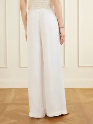 ANINE BING Roslyn Woven Wide-leg Trousers