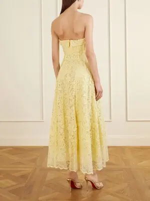 Simkhai Imogen Cotton Lace Midi Dress