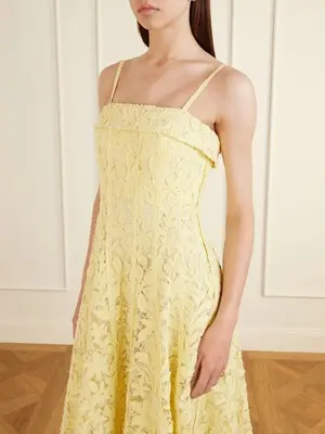 Simkhai Imogen Cotton Lace Midi Dress
