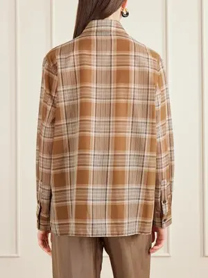 Matteau Checked Cotton-voile Shirt