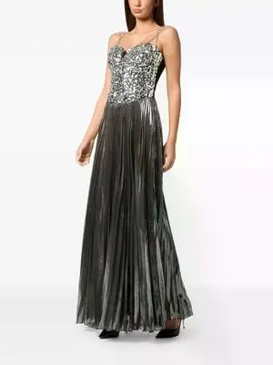 Philipp Plein Embellished Maxi Dress
