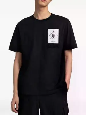 PORTS V Heart-patch Frayed T-shirt