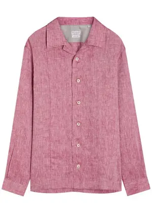 Brunello Cucinelli Linen Shirt - Red