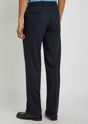 LARDINI Straight-leg Wool Trousers
