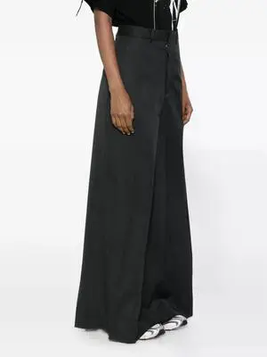 MAISON MARGIELA Maxi Skirt With Layered Design And Rear Tie Fastening