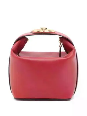Valentino Garavani Vlogo The Bold Edition Mini Handbag In Nappa Leather - Red