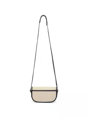 Bally Tennis Collection Perforated Leather Cross Body Bag