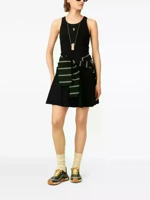AMI Paris Cotton Godet Skirt