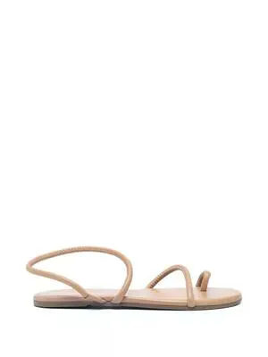 Tkees Tubular Mia Leather Sandals - Neutrals