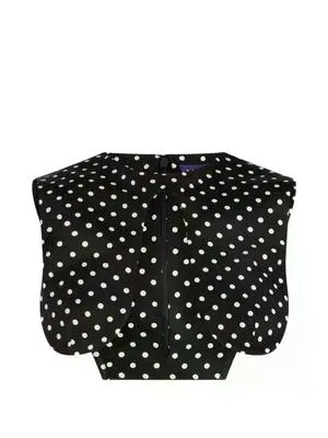 JEAN PAUL GAULTIER Polka Dot Asymmetrical Top