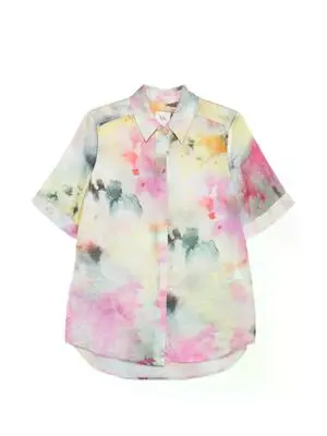 Aje Adina Floral Print Shirt